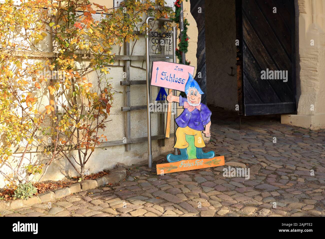 Colditz Castle, The famous World War II prison, Saxony in East Germany ...