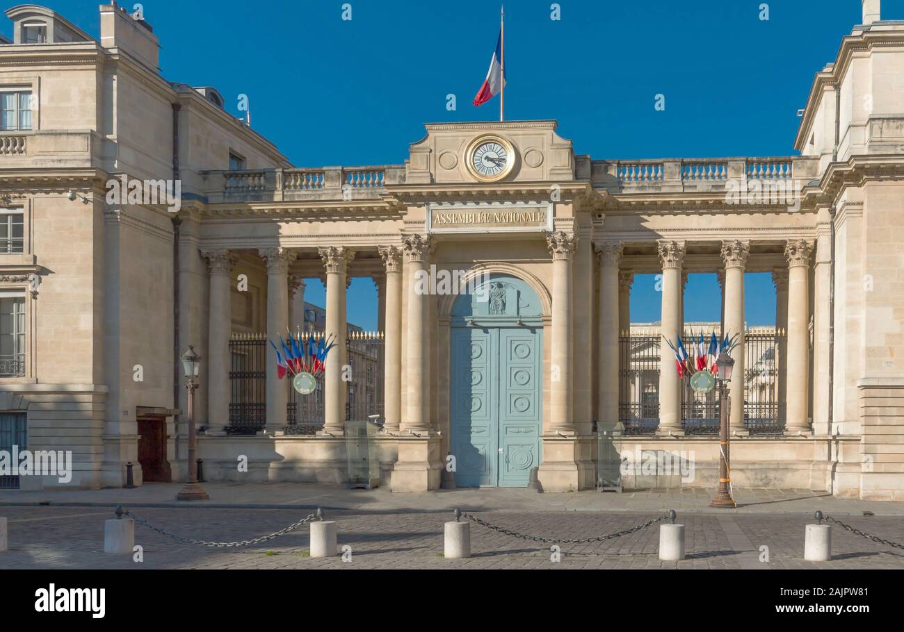The French national Assembly , Paris, France Stock Photo - Alamy