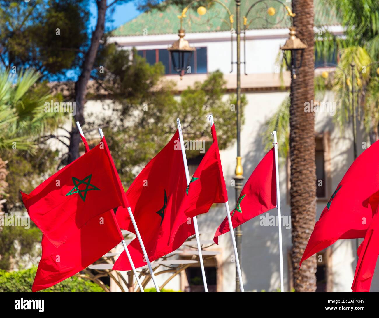 Flags of morocco hi-res stock photography and images - Alamy
