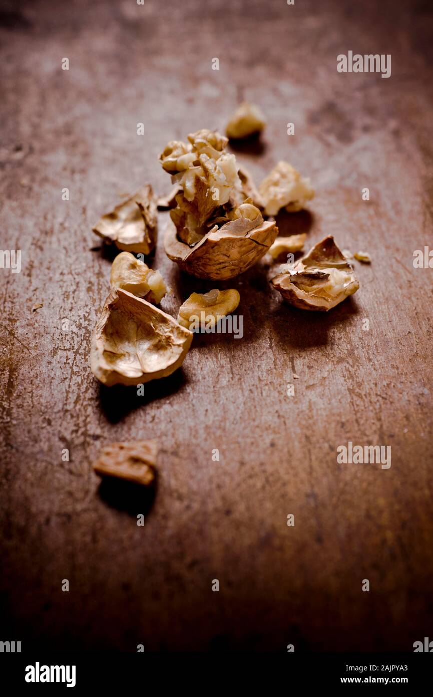 Smashed walnut hi-res stock photography and images - Alamy