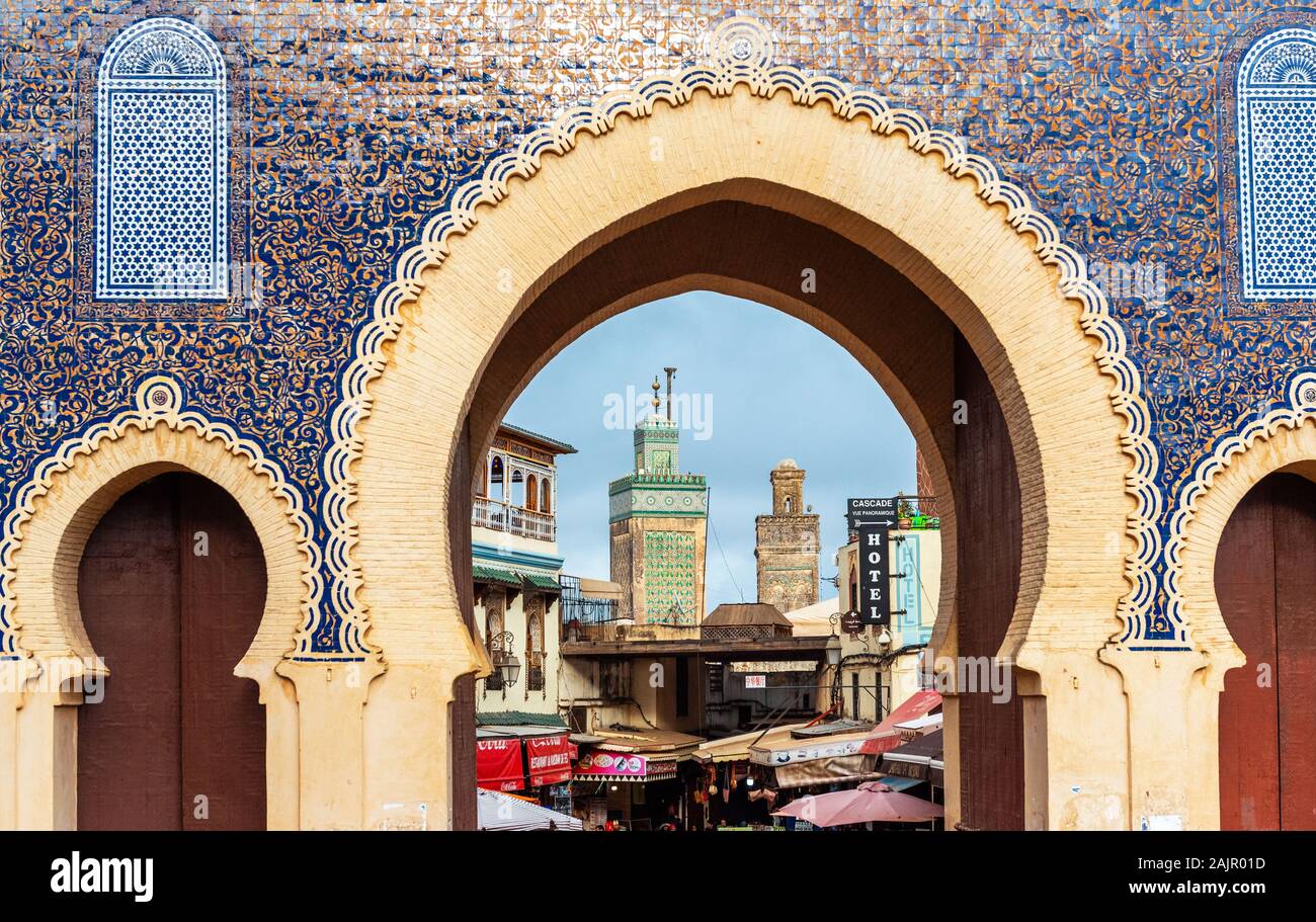 Blue gate fez hi-res stock photography and images - Alamy