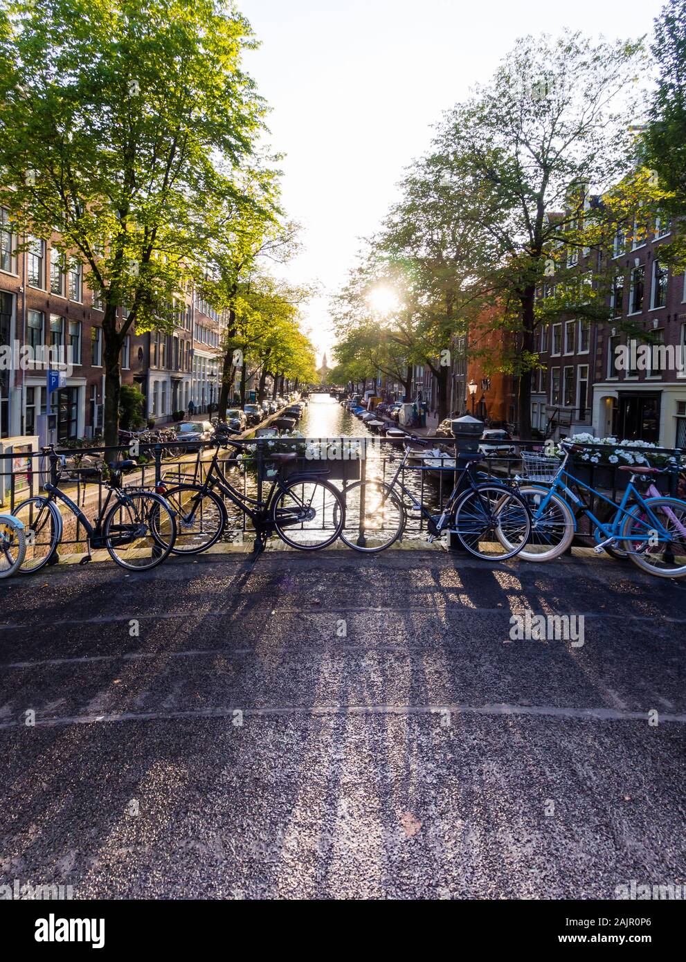 City traffic on bridge autumn hi-res stock photography and images - Alamy