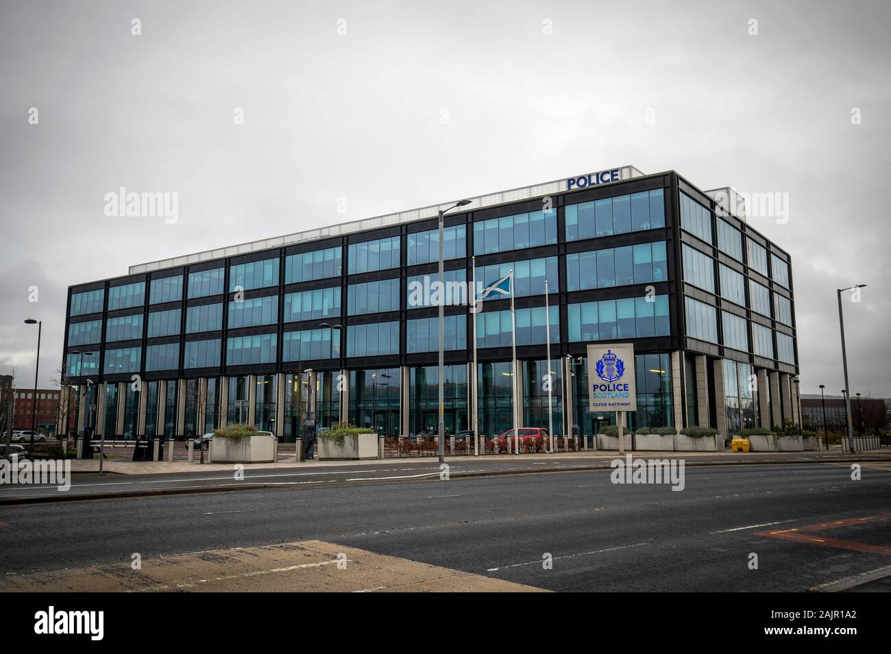 Police Scotland Clyde Gateway headquarters at Dalmarnock, Glasgow. PA ...