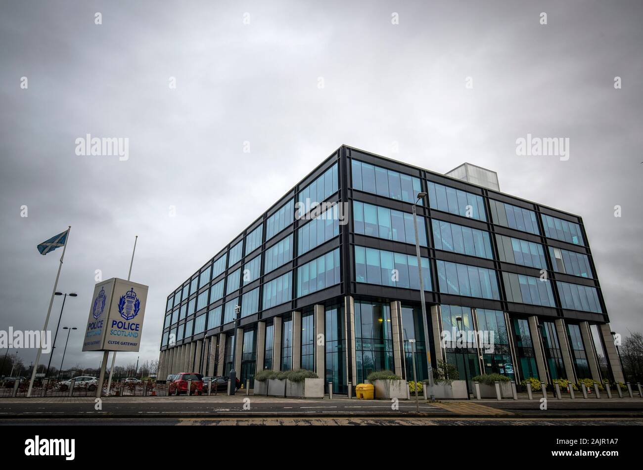 Police scotland clyde gateway headquarters dalmarnock hi-res stock ...