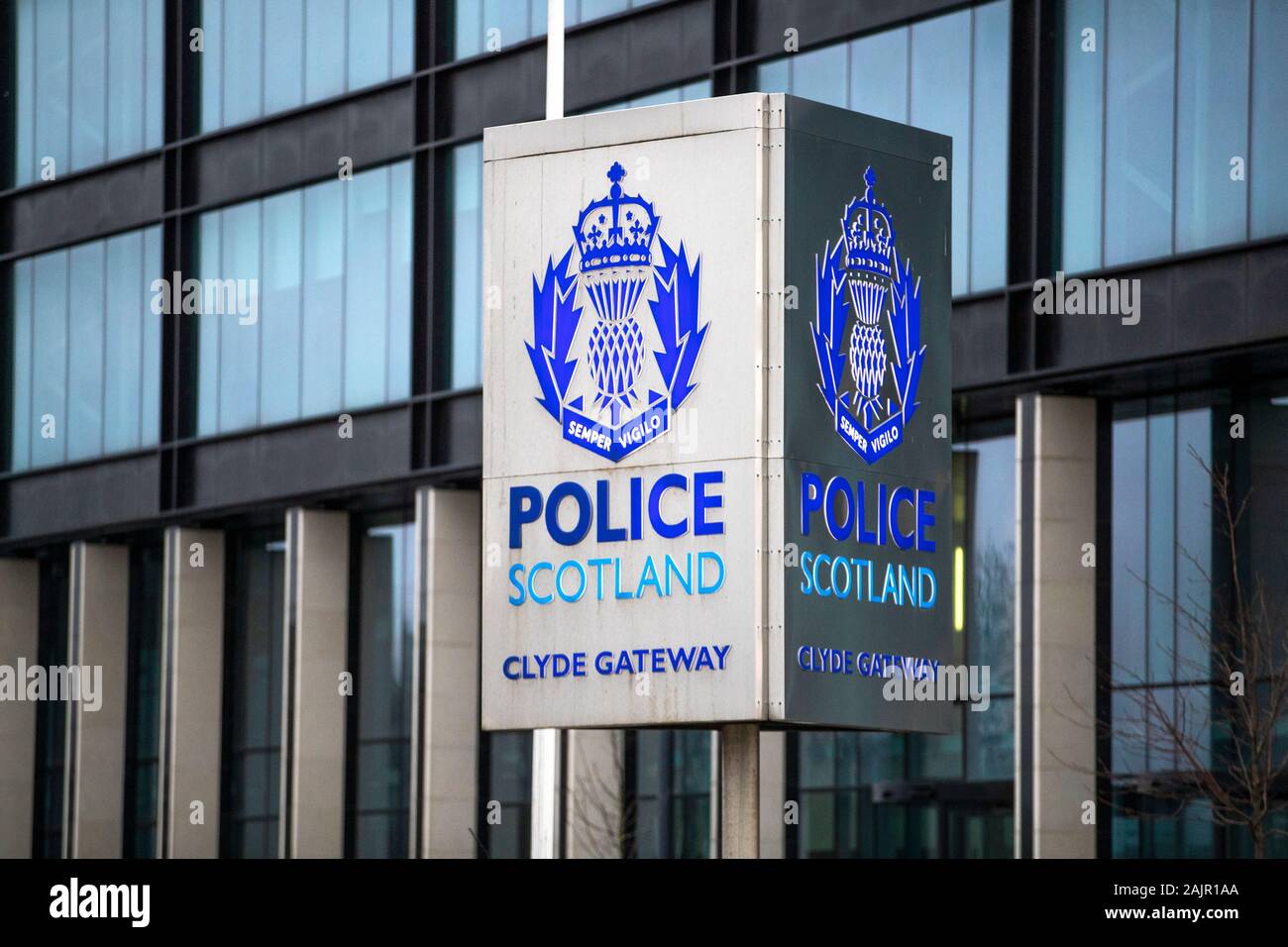 Police Scotland Clyde Gateway headquarters at Dalmarnock, Glasgow. PA ...