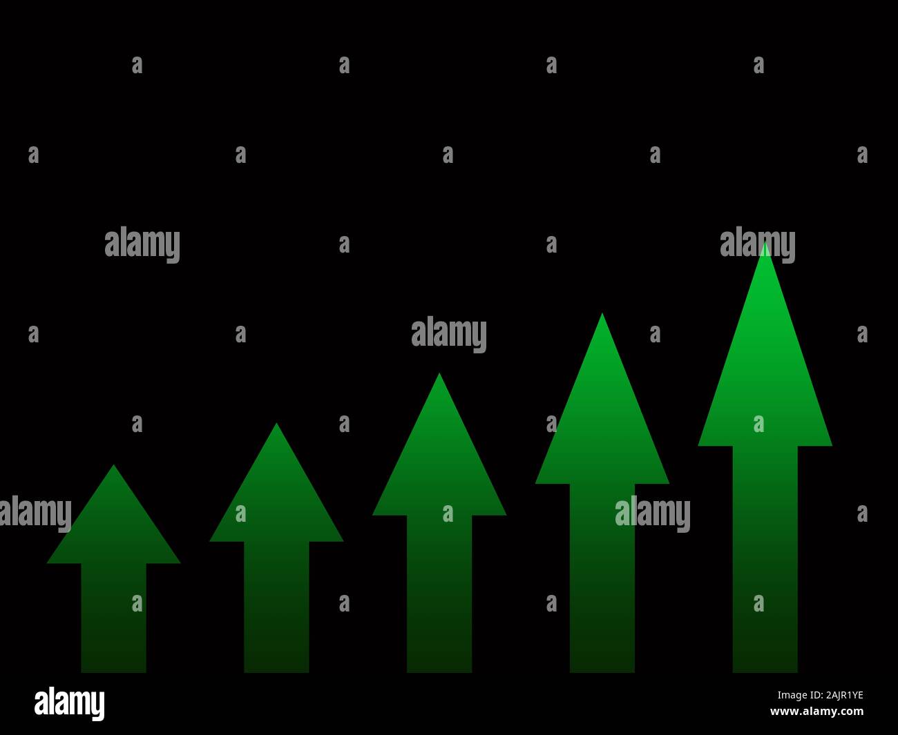 Line chart upward arrows hi-res stock photography and images - Alamy