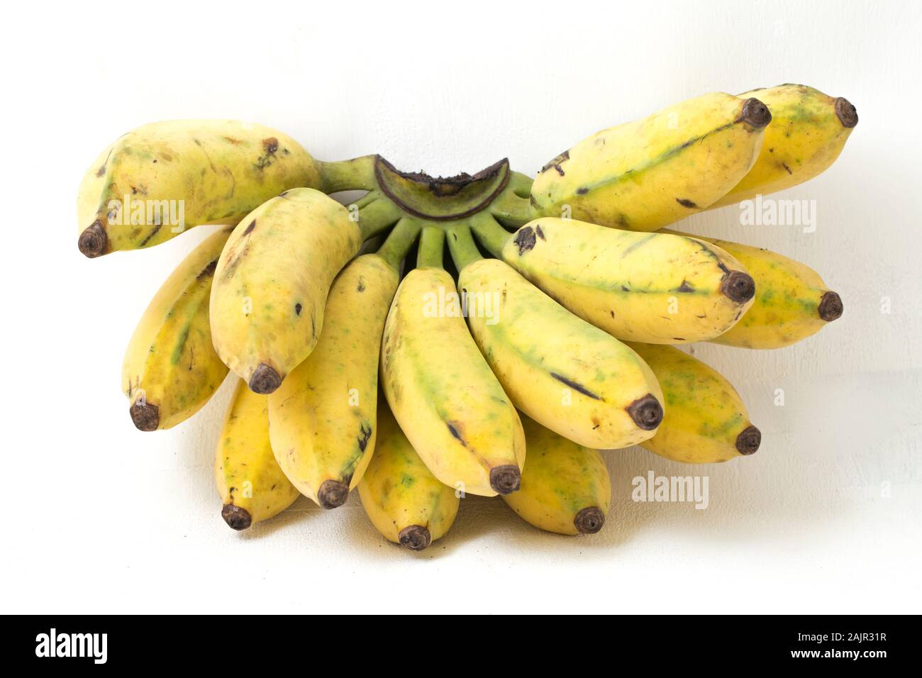 Pisang Awak Banana Isolate White Background Stock Photo - Alamy