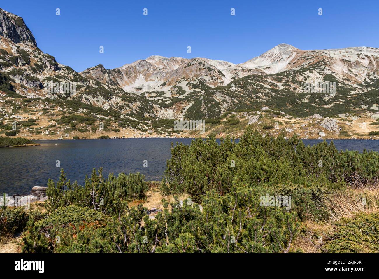 Amazing Landscape of Popovo Lake, Pirin Mountain, Bulgaria Stock Photo ...