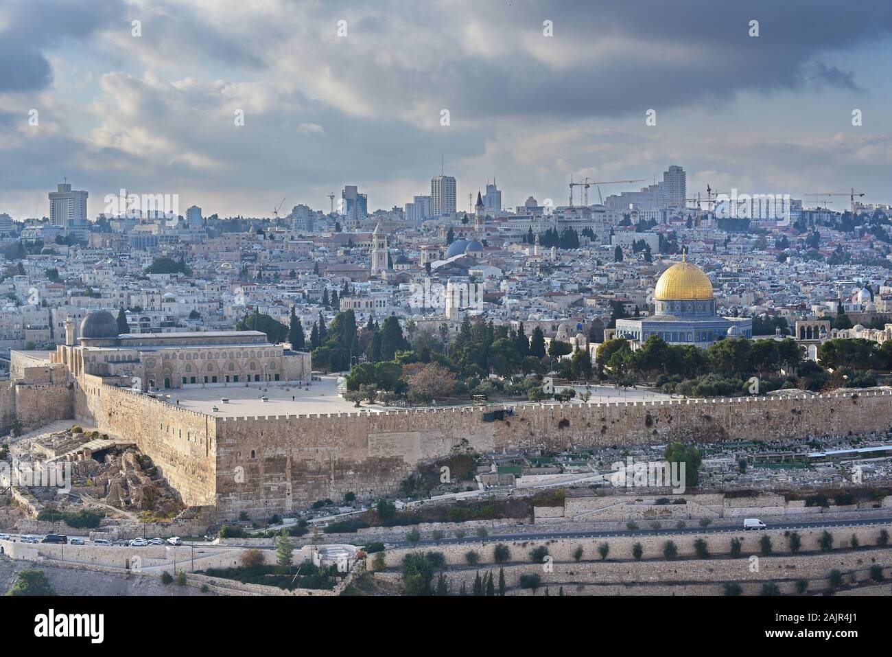 Jerusalem city skyline Stock Photo - Alamy
