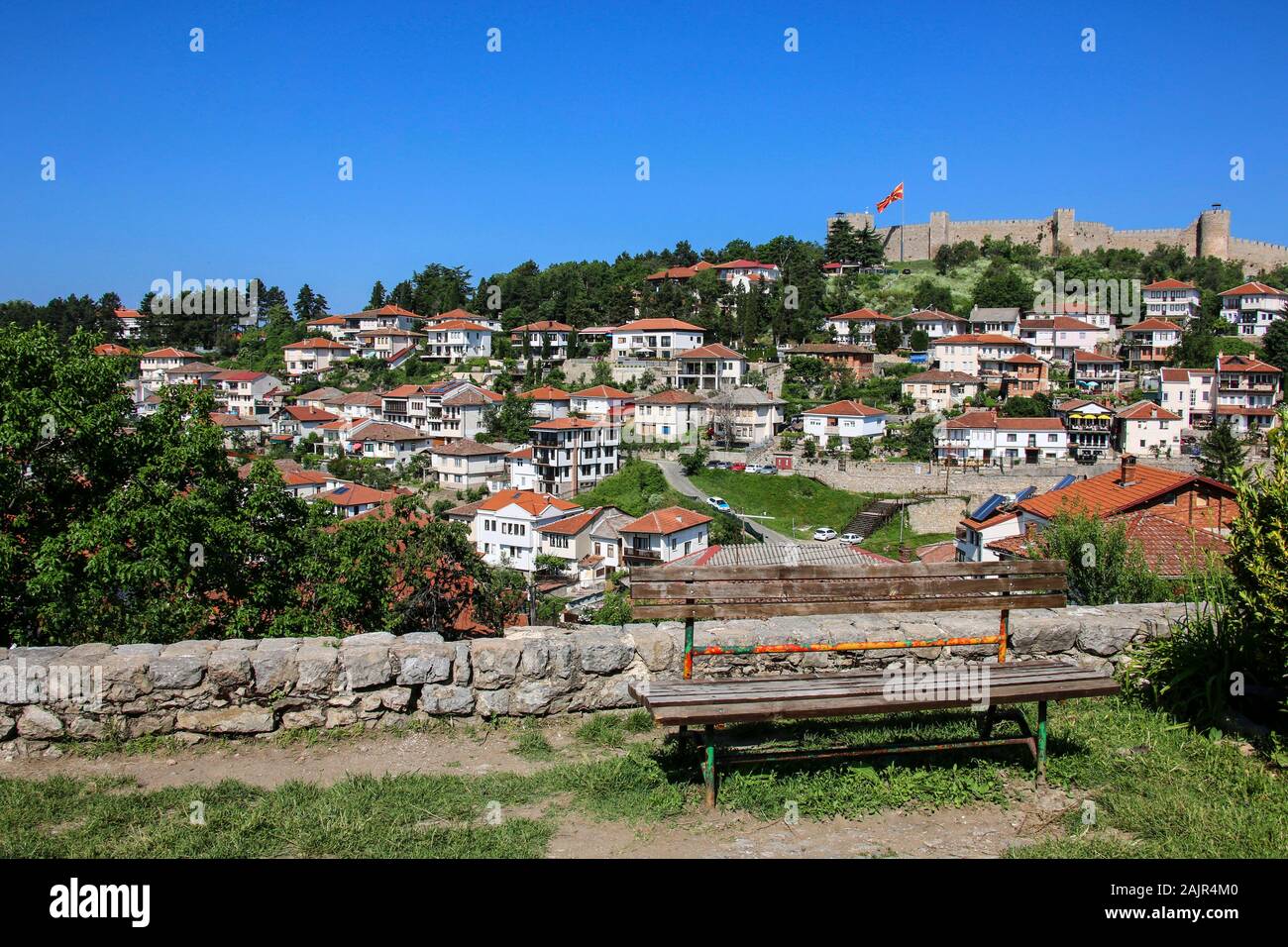 Lake ohrid castle macedonia hi-res stock photography and images - Alamy