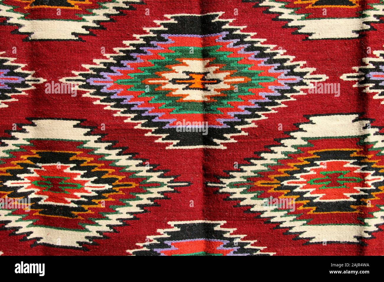 Texture traditional wool carpet with geometric pattern in arabic style ...