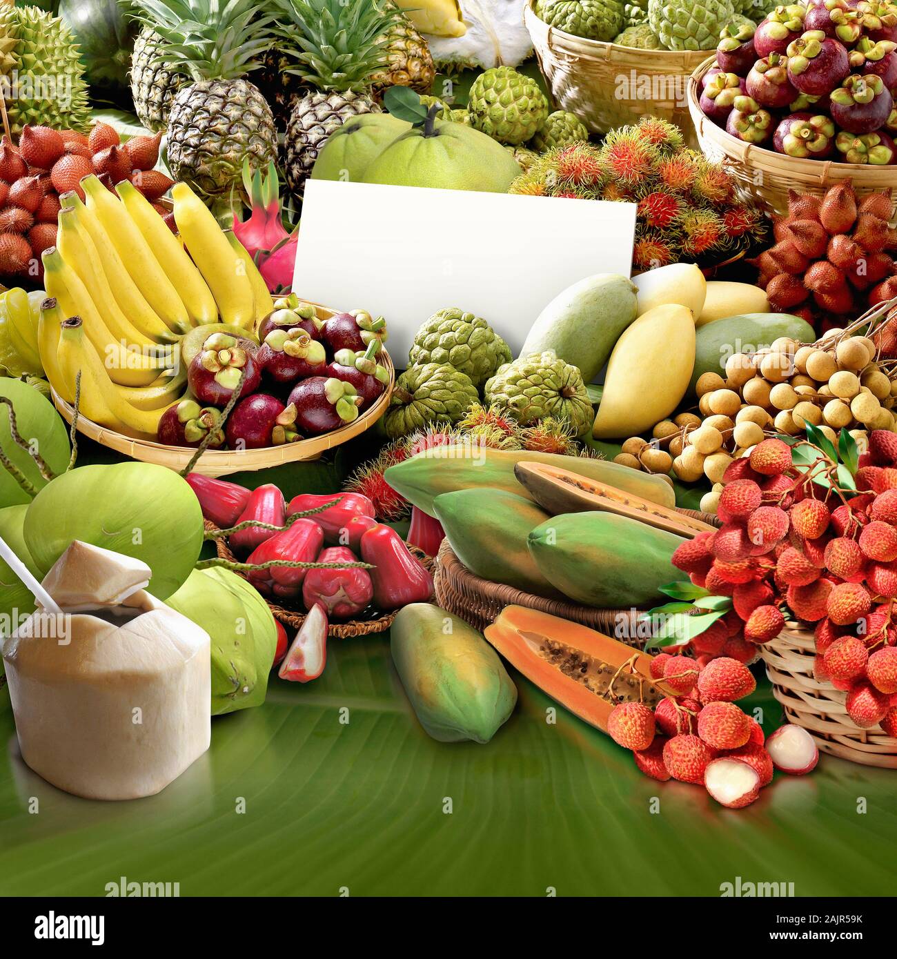 All fruits and the price sign Stock Photo - Alamy