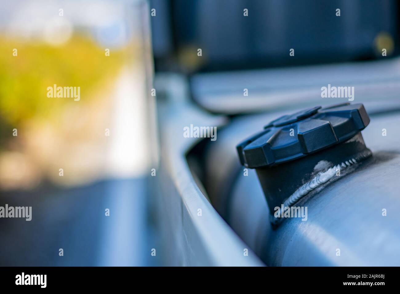 Fuel tank cap Stock Photo - Alamy