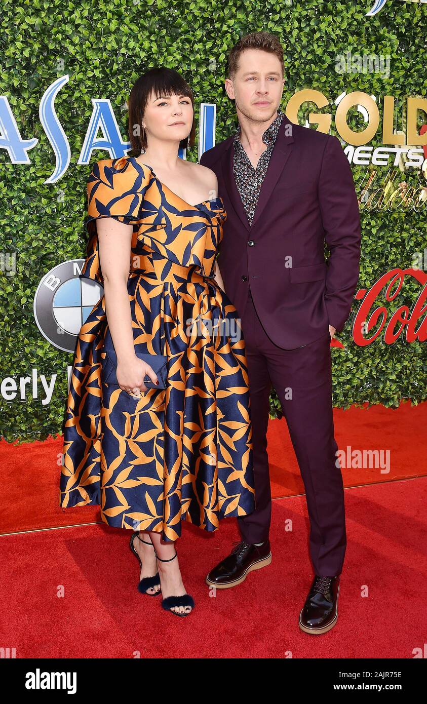 BEVERLY HILLS, CA - JANUARY 04: Ginnifer Goodwin (L) and Josh Dallas ...