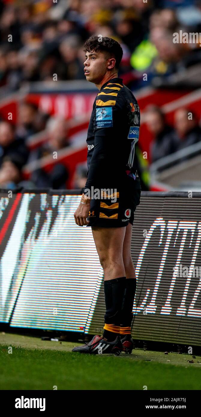 Coventry, UK. 05th Jan, 2020. English Premiership Rugby, Wasps versus ...