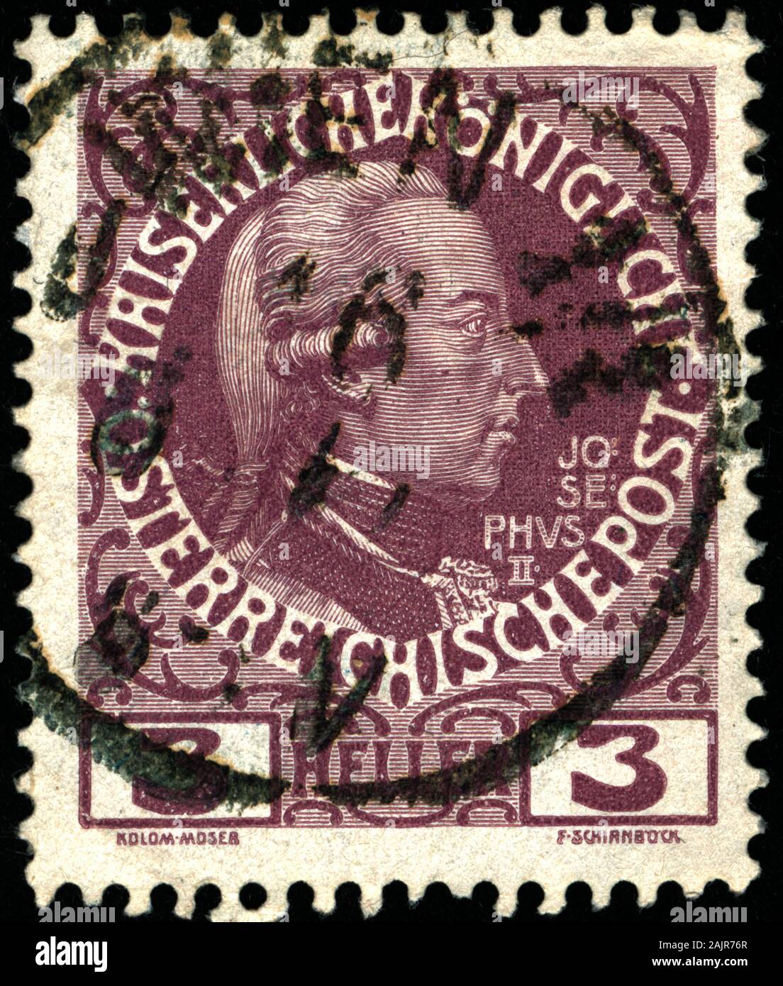 POLTAVA, UKRAINE - January 2, 2020. Vintage stamp printed in Austria ...