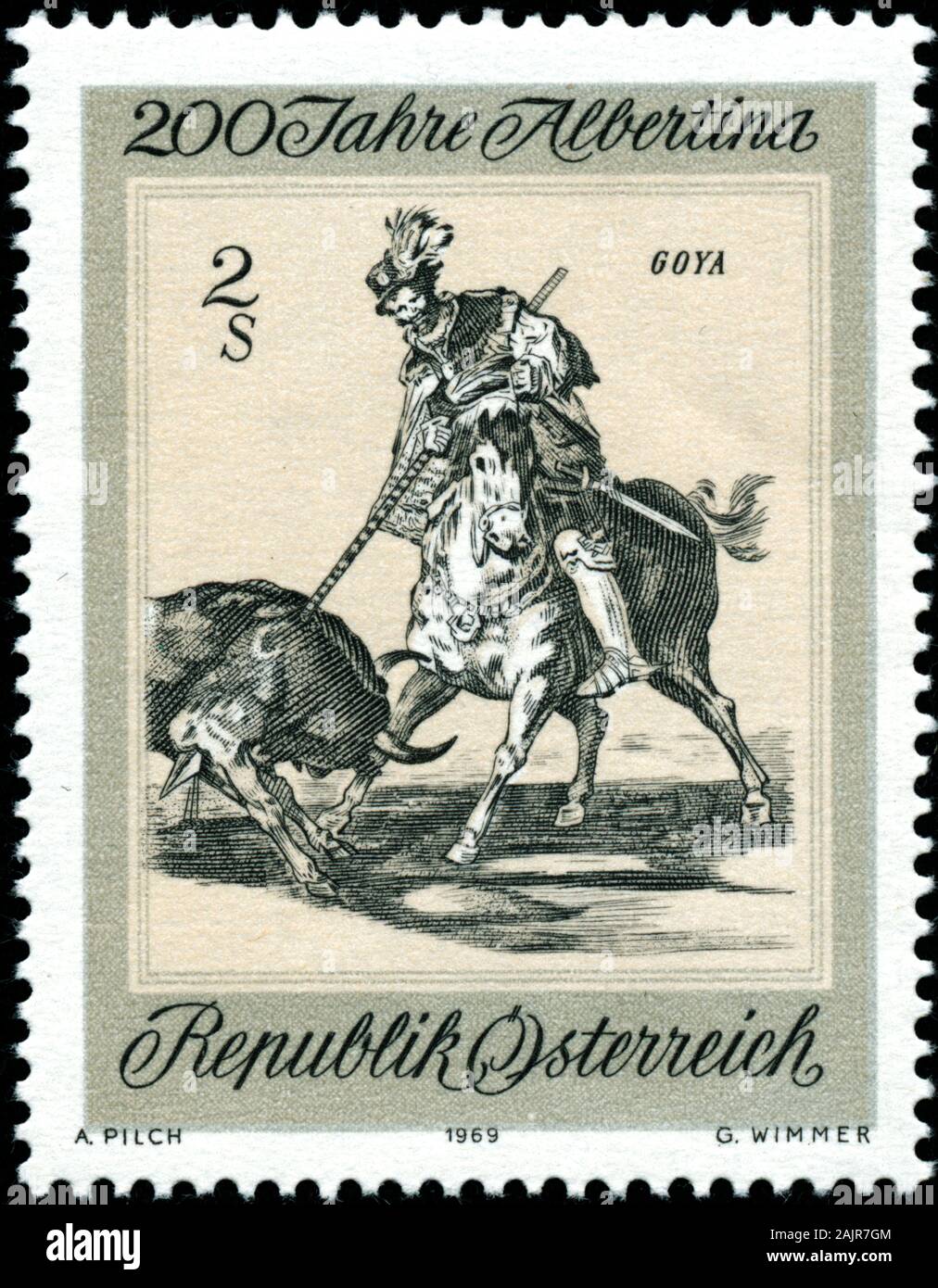 POLTAVA, UKRAINE - January 2, 2020. Vintage stamp printed in Austria ...