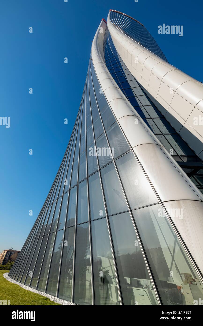 Milan Italy. Citylife Shopping District. Torre Hadid (Hadid Tower Stock ...