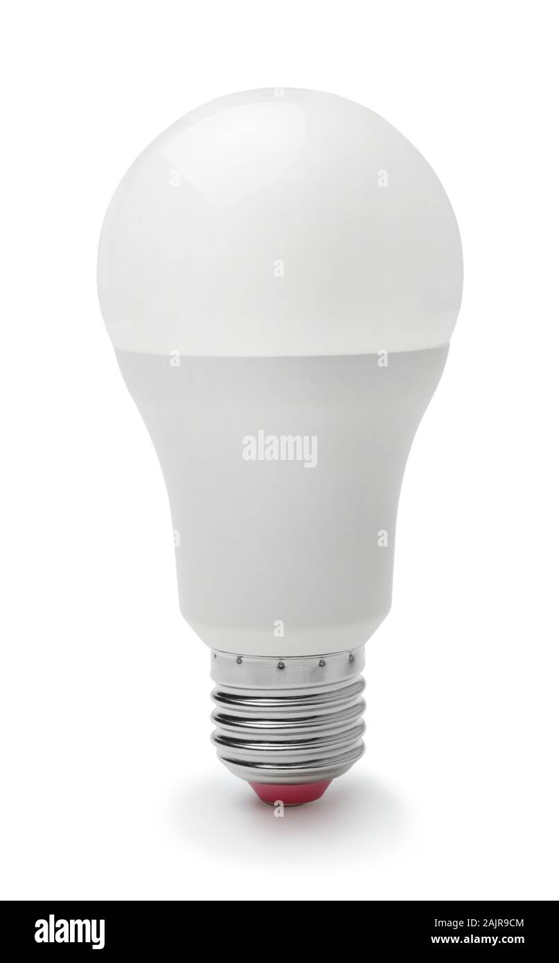 Led lamp isolated on the white background. Front view Stock Photo - Alamy