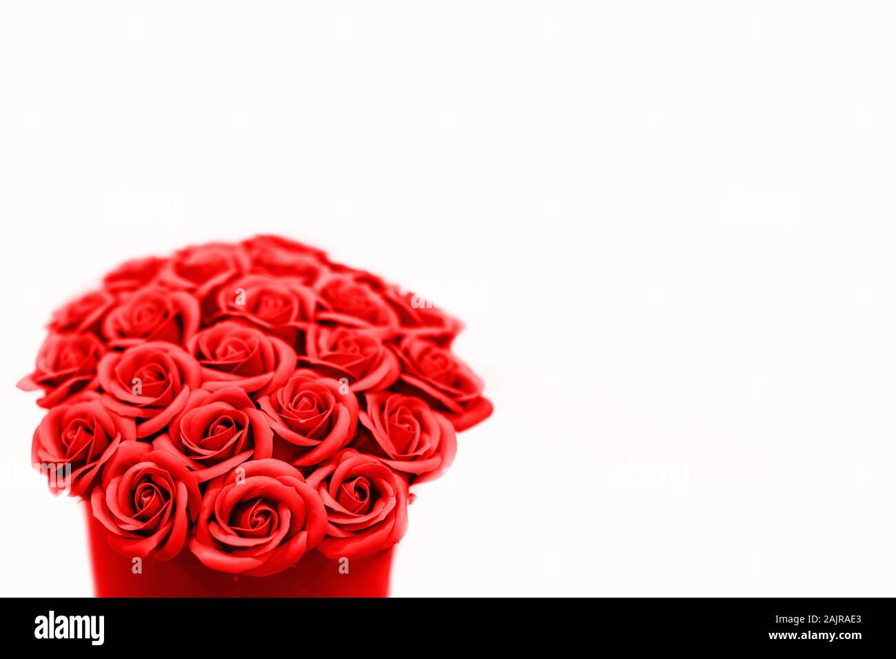 Happy anniversary card with red rose Cut Out Stock Images & Pictures ...