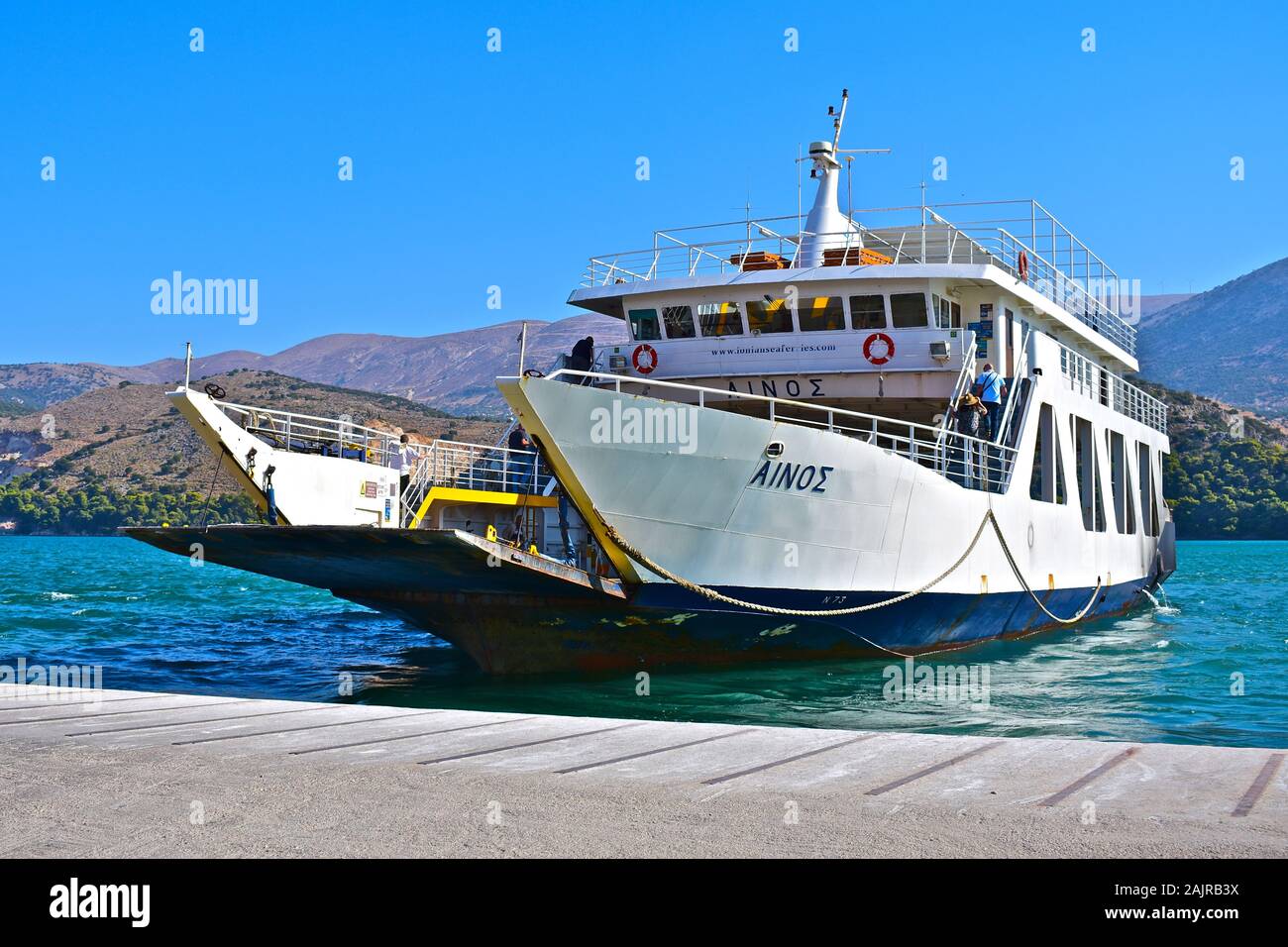 One of the local ferry boats, which provides a service between ...