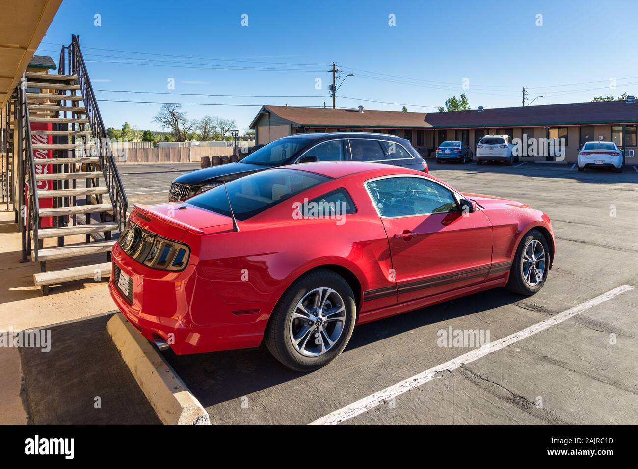 Ford mustang road national park hi-res stock photography and images - Alamy