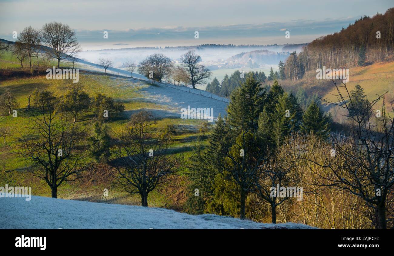 In the heights of Freiamt in the black forest in Germany Stock Photo ...