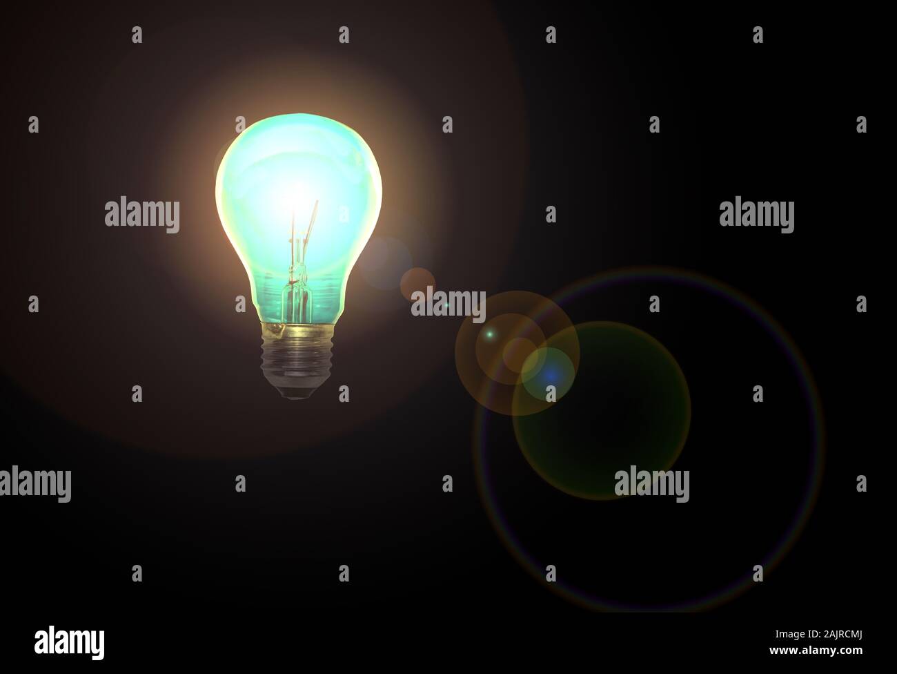 Lightbulb flare hi-res stock photography and images - Alamy