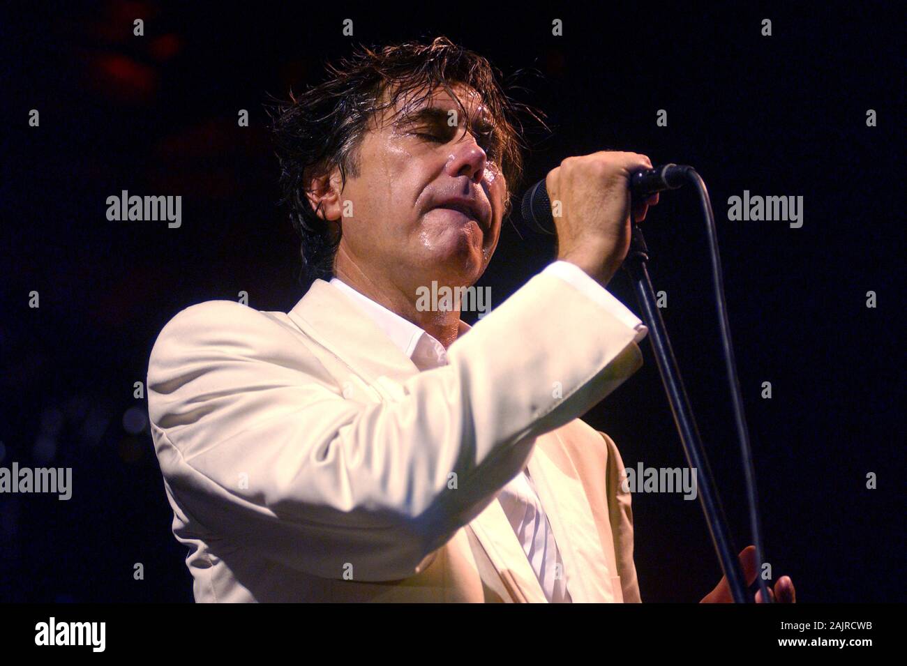 Milan Italy , 24 September 2001, Live concert of Roxy Music at the ...
