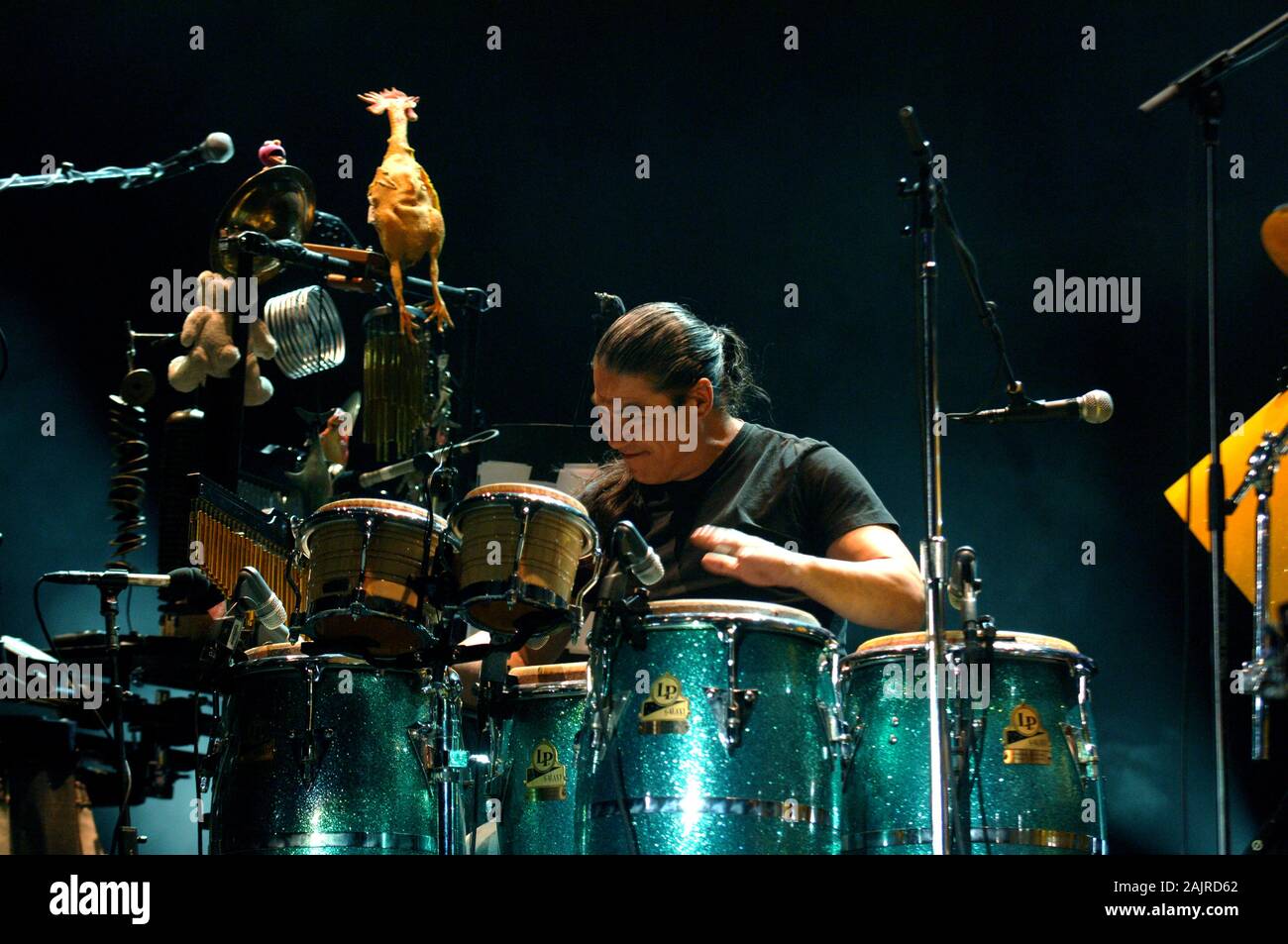 Milan Italy, 30 May 2006, live concert of Carlos Santana at the Forum ...