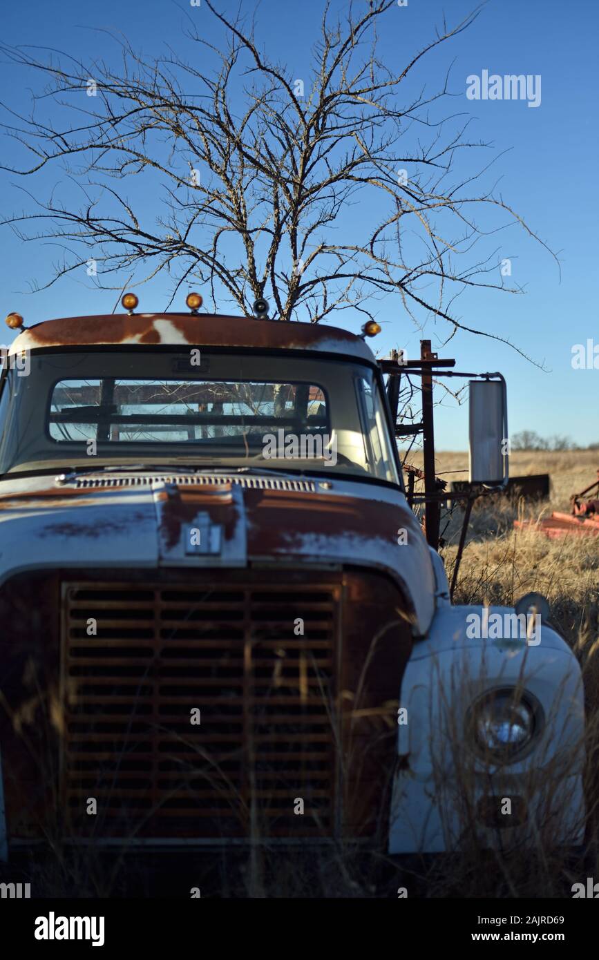Old Truck on a Ranch Stock Photo - Alamy