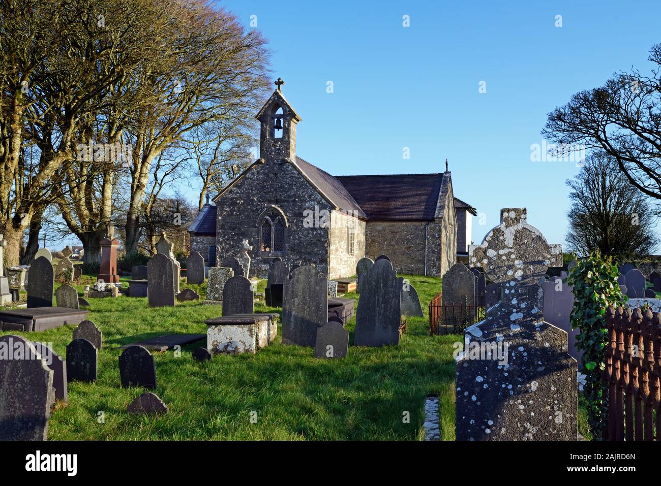 Llanallgo church anglesey hi-res stock photography and images - Alamy