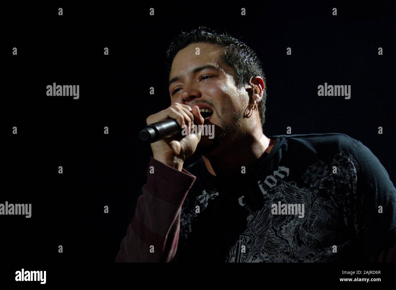 Milan Italy, 30 May 2006, live concert of Carlos Santana at the Forum ...