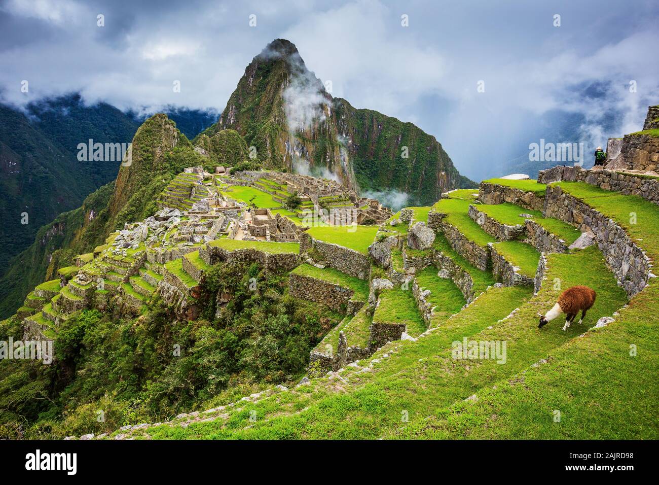 Machu Picchu, Peru. UNESCO World Heritage Site. One of the New Seven ...