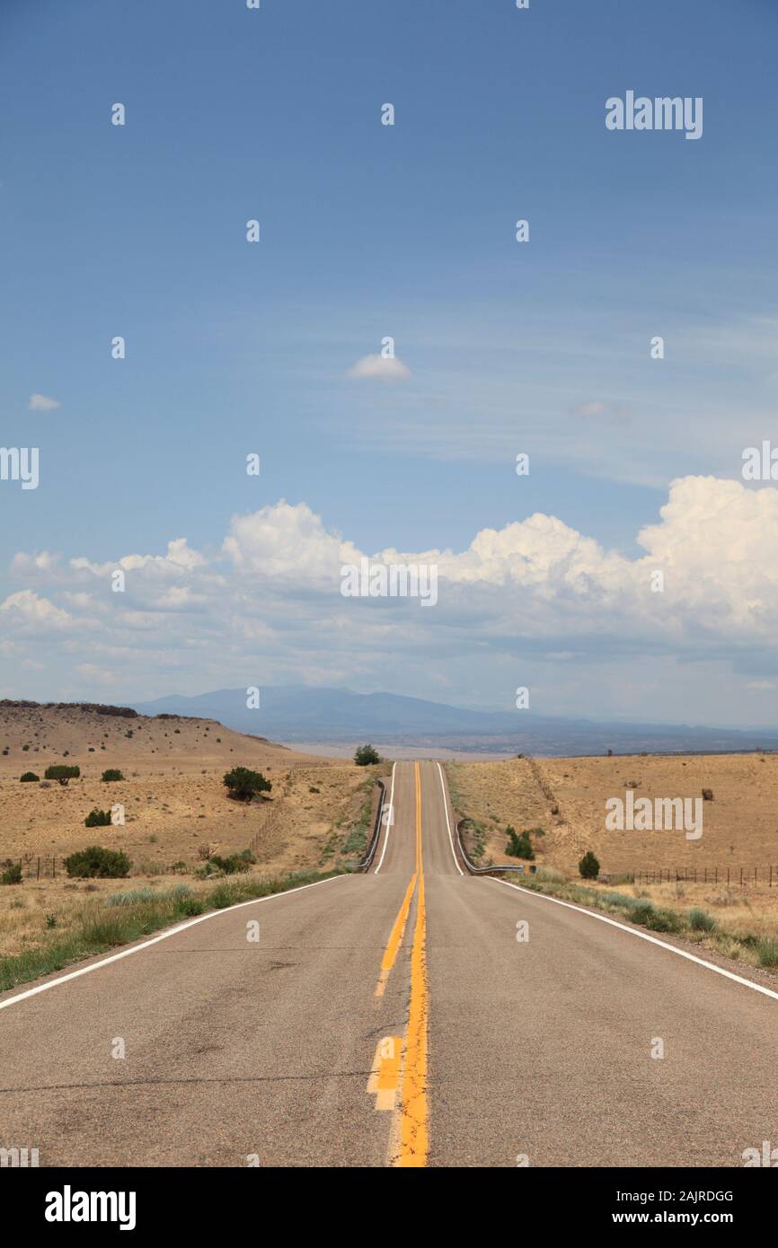 Highway 41, Santa Fe County, New Mexico, USA Stock Photo - Alamy