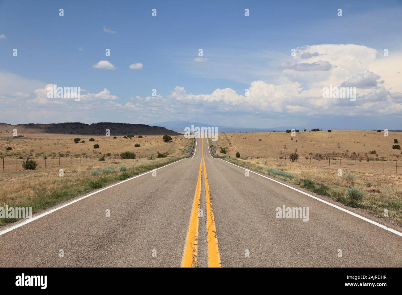 Highway 41, Santa Fe County, New Mexico, USA Stock Photo - Alamy