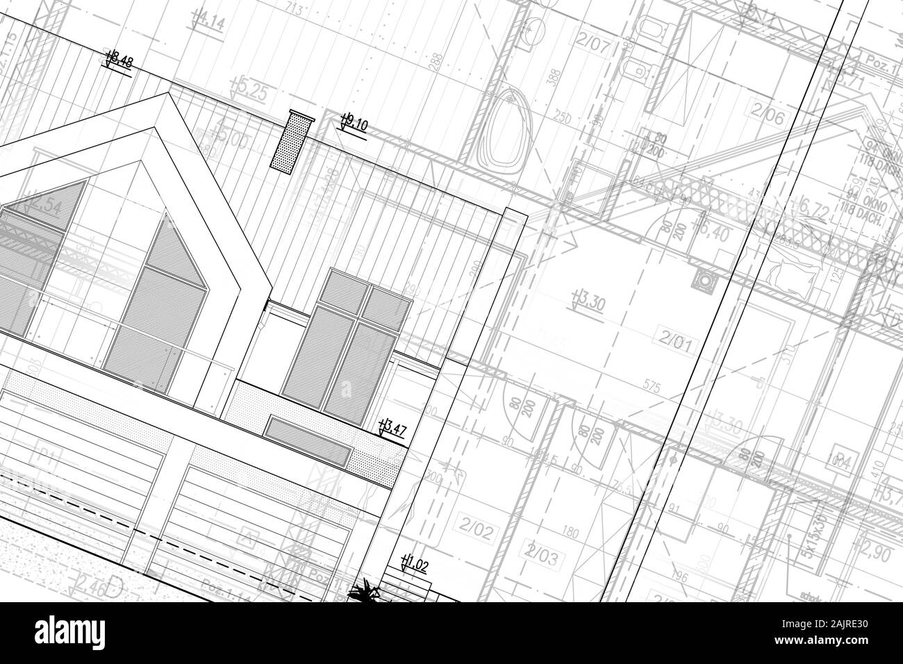 Blue 2d background Black and White Stock Photos & Images - Alamy