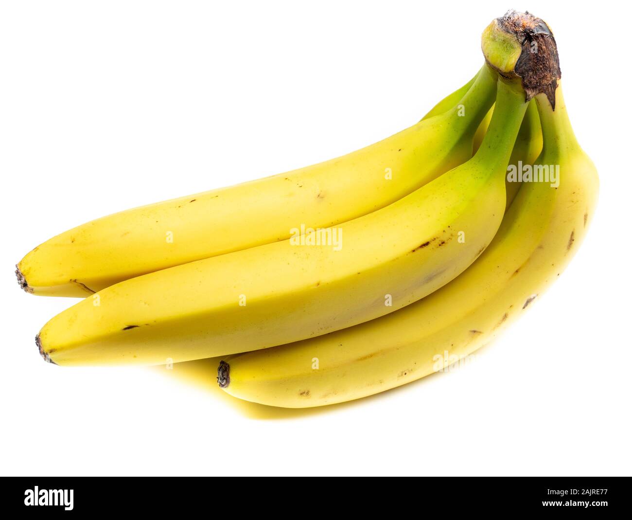 A bunch of bananas isolated Stock Photo - Alamy