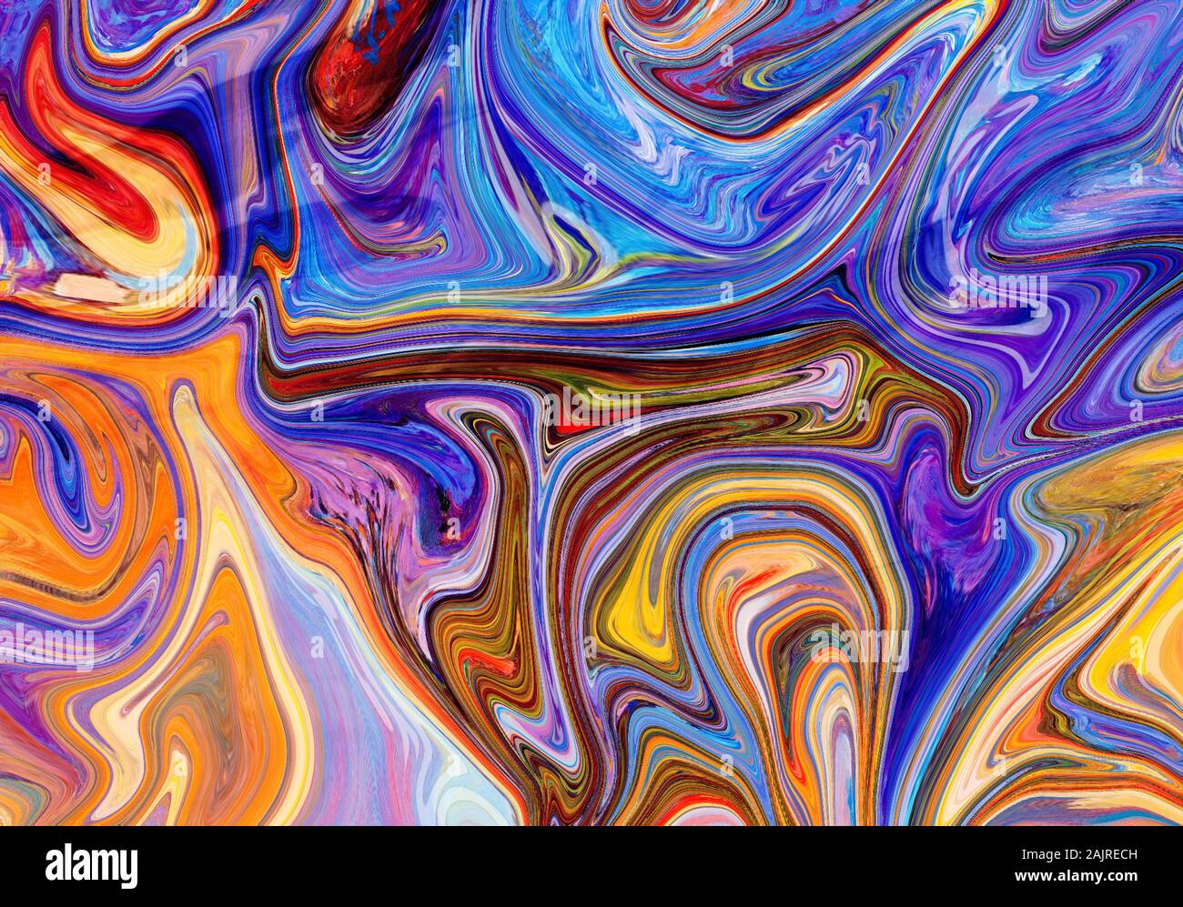 Abstract colorful texture fluid art Stock Photo - Alamy