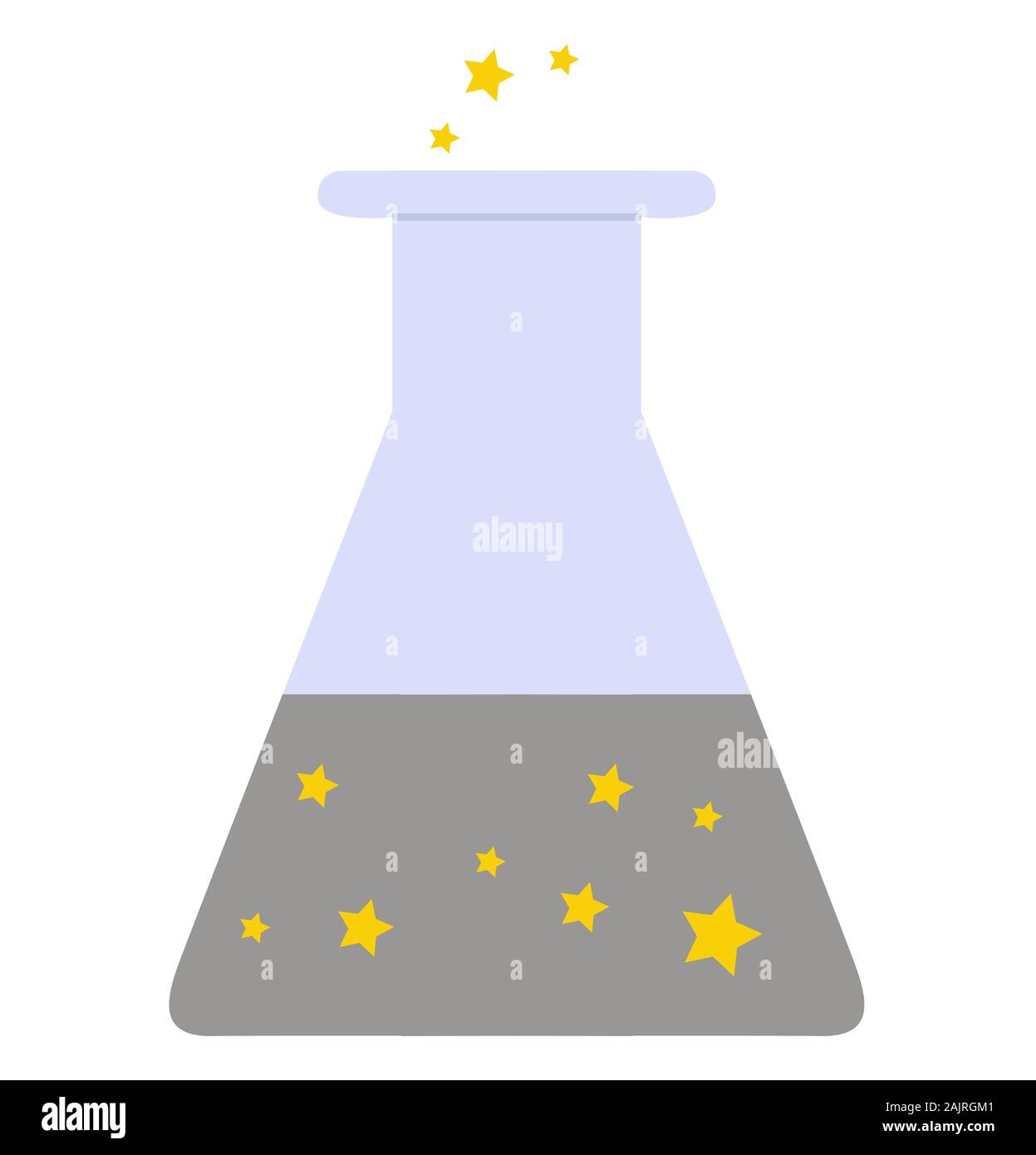 Test tube with magic potion. Magic potion. Chemical beaker on a white ... Test tube with magic potion. Magic potion. Chemical beaker on a white ...