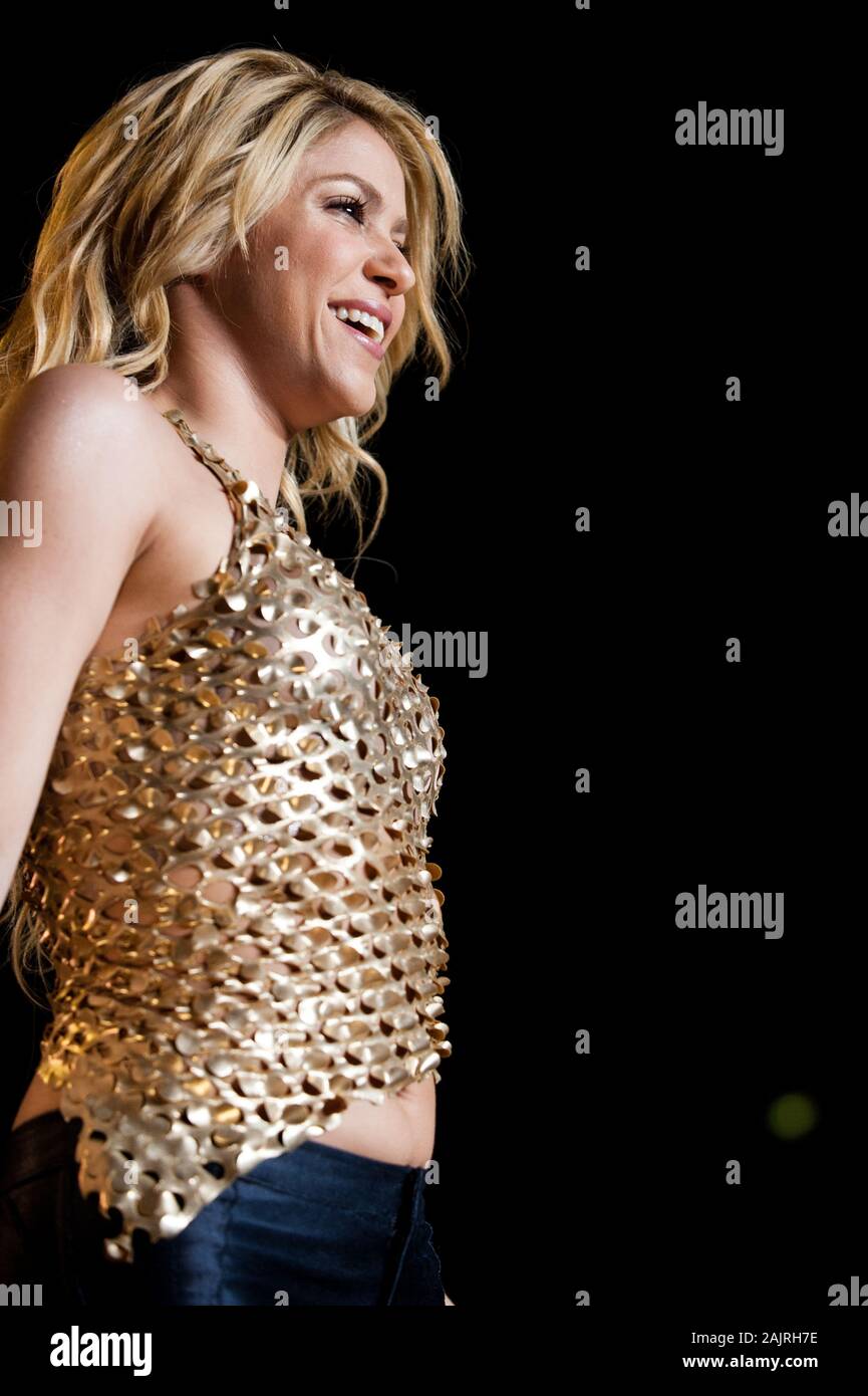 Colombian Singer Shakira During Performance Hi res Stock Photography colombian-singer-shakira-during-performance-hi-res-stock-photography