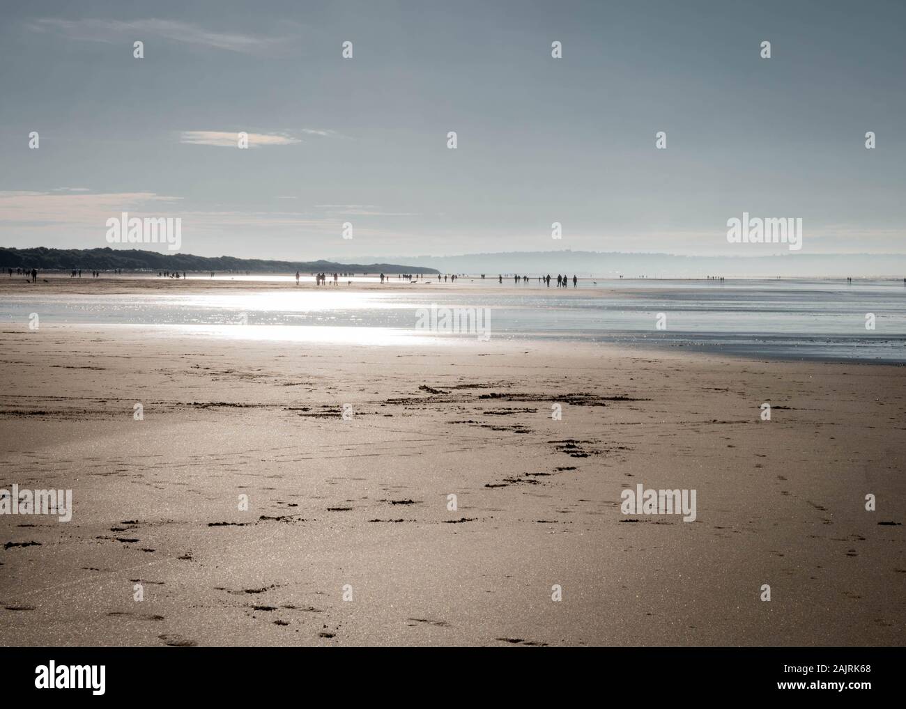 Winter Walks on Saunton Sands Beach in North Devon UK Stock Photo - Alamy
