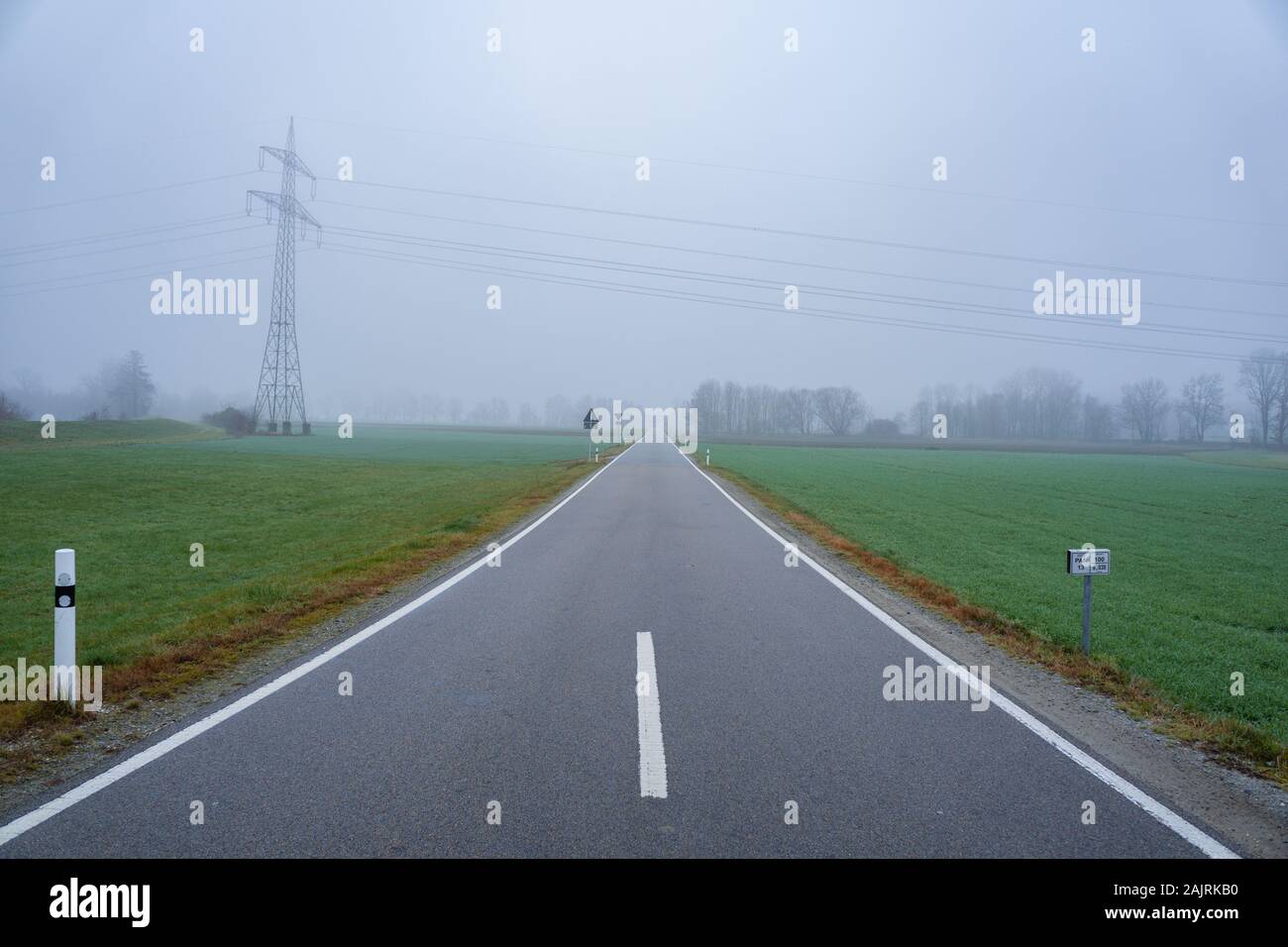 roadtrip with a dramatic sky and unknown destination Stock Photo - Alamy