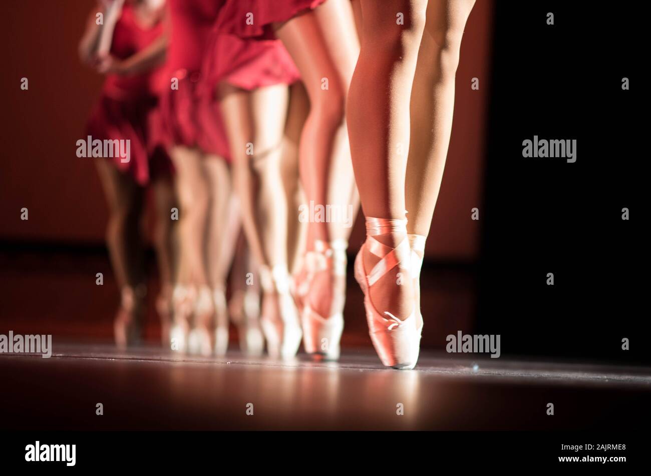 Ballerina performing on stage in hi-res stock photography and images ...