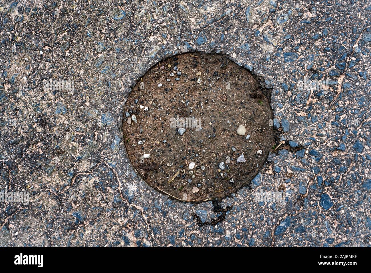 old asphalt pavement Stock Photo - Alamy