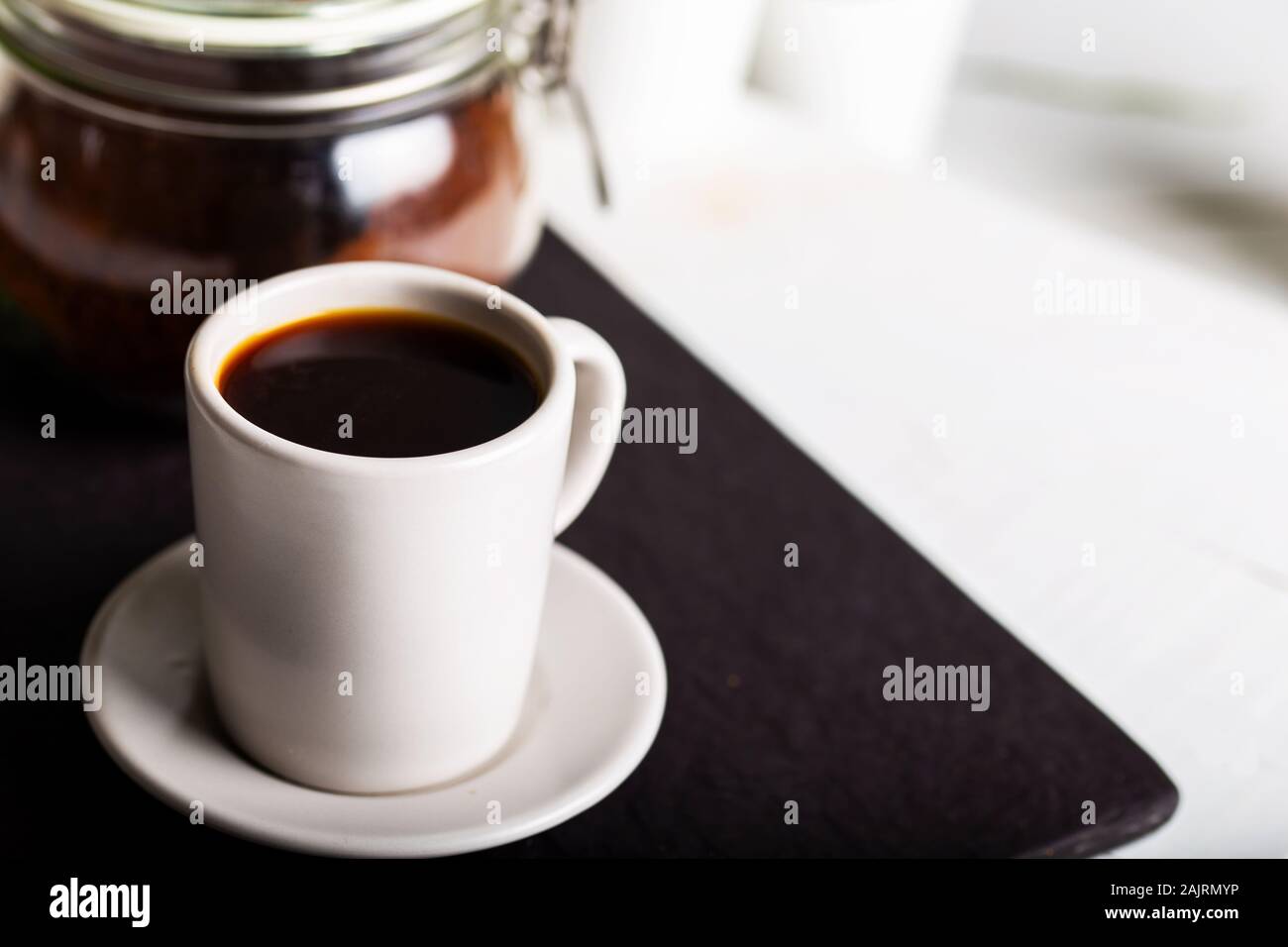 Spilling coffee hi-res stock photography and images - Alamy