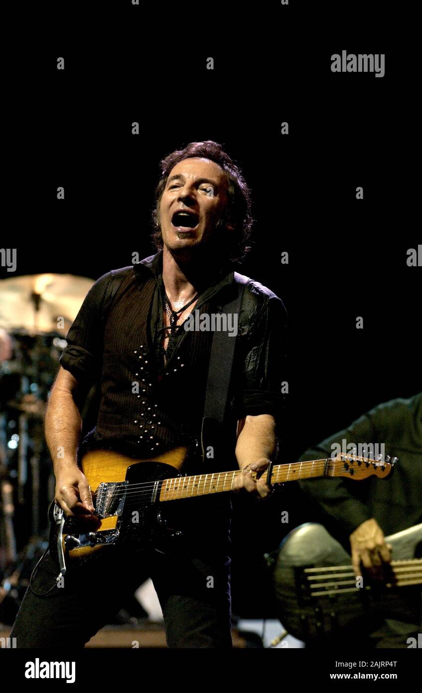 Milan Italy, 28 June 2003, live concert of Bruce Springsteen & The E ...