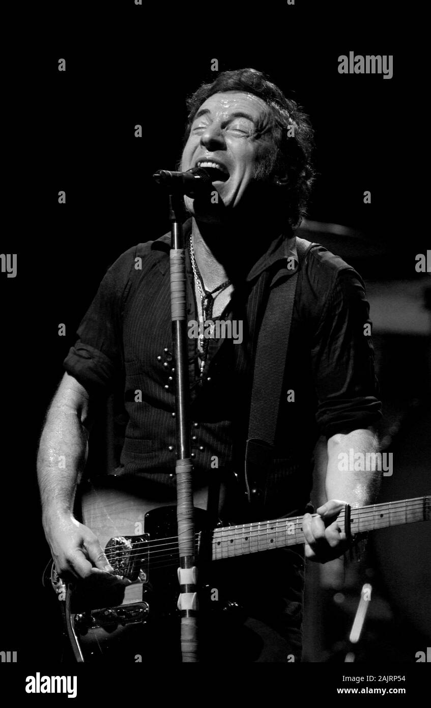 Milan Italy, 28 June 2003, live concert of Bruce Springsteen & The E ...