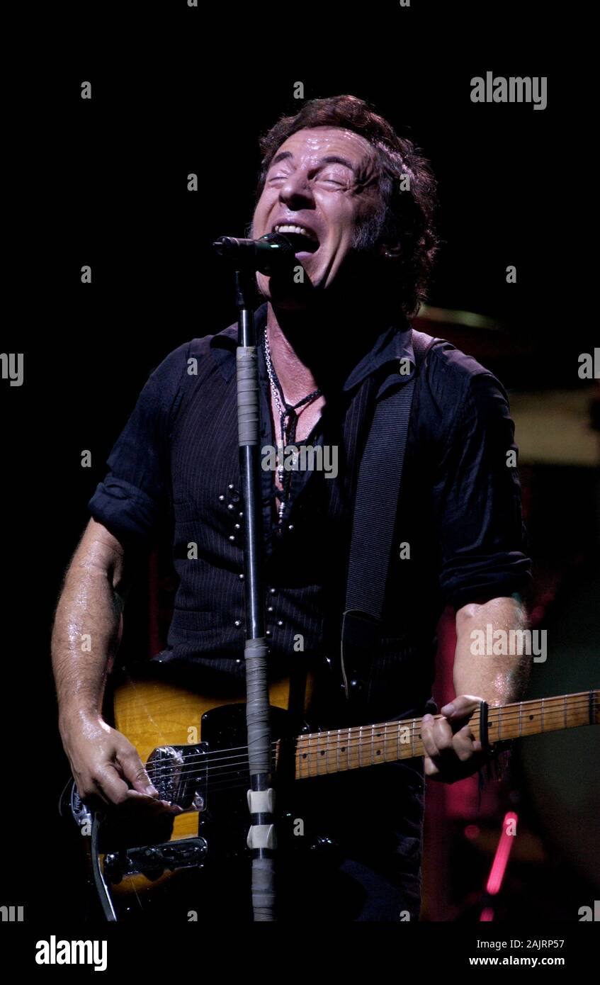 Milan Italy, 28 June 2003, live concert of Bruce Springsteen & The E ...