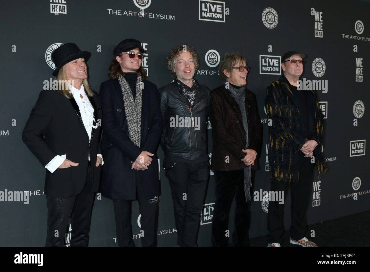 Los Angeles, CA. 4th Jan, 2020. Robin Zander, Robin Zander Jr., Tom ...
